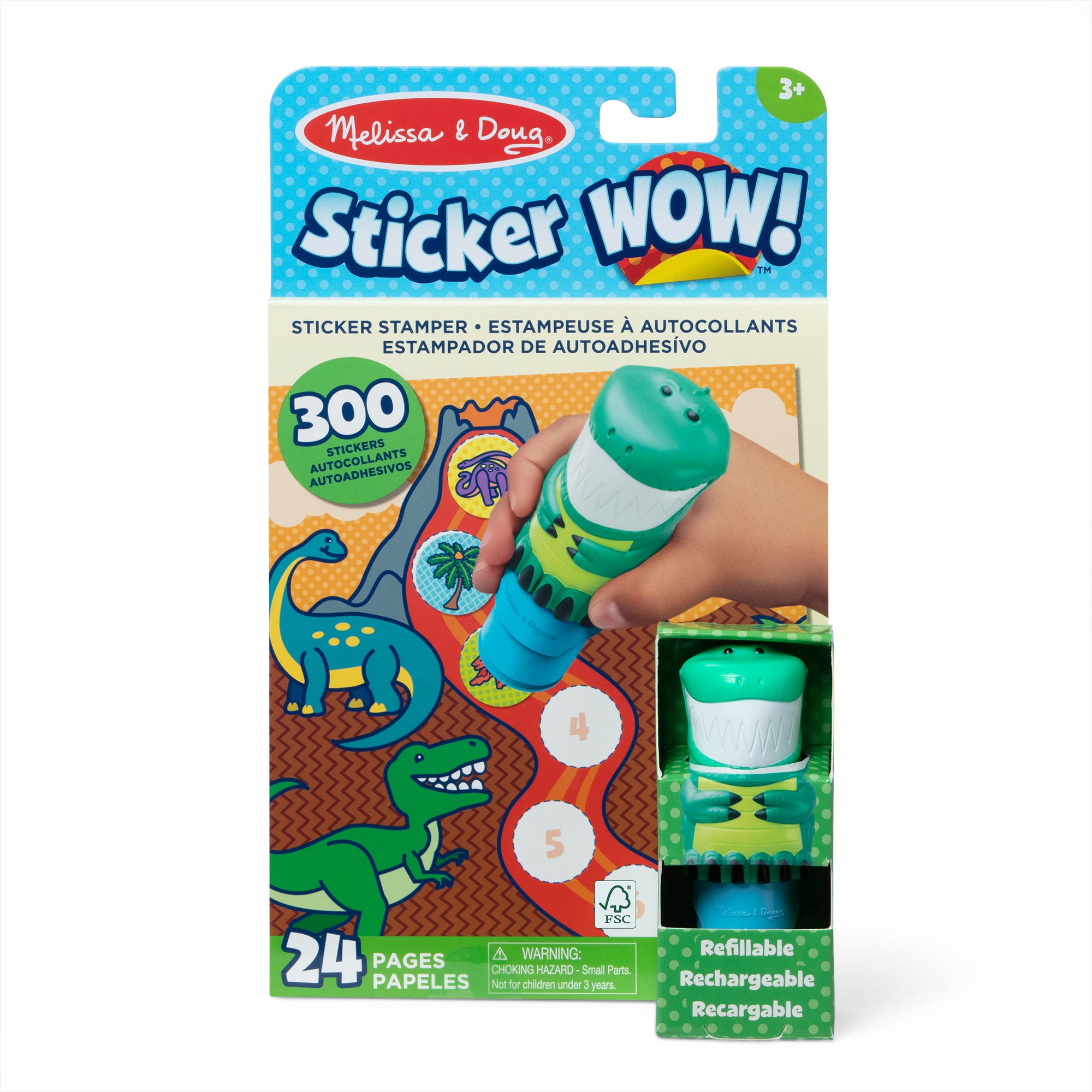 Sticker WOW! Activity Pad & Sticker Stamper - Dinosaur – The Toy Shoppe ...