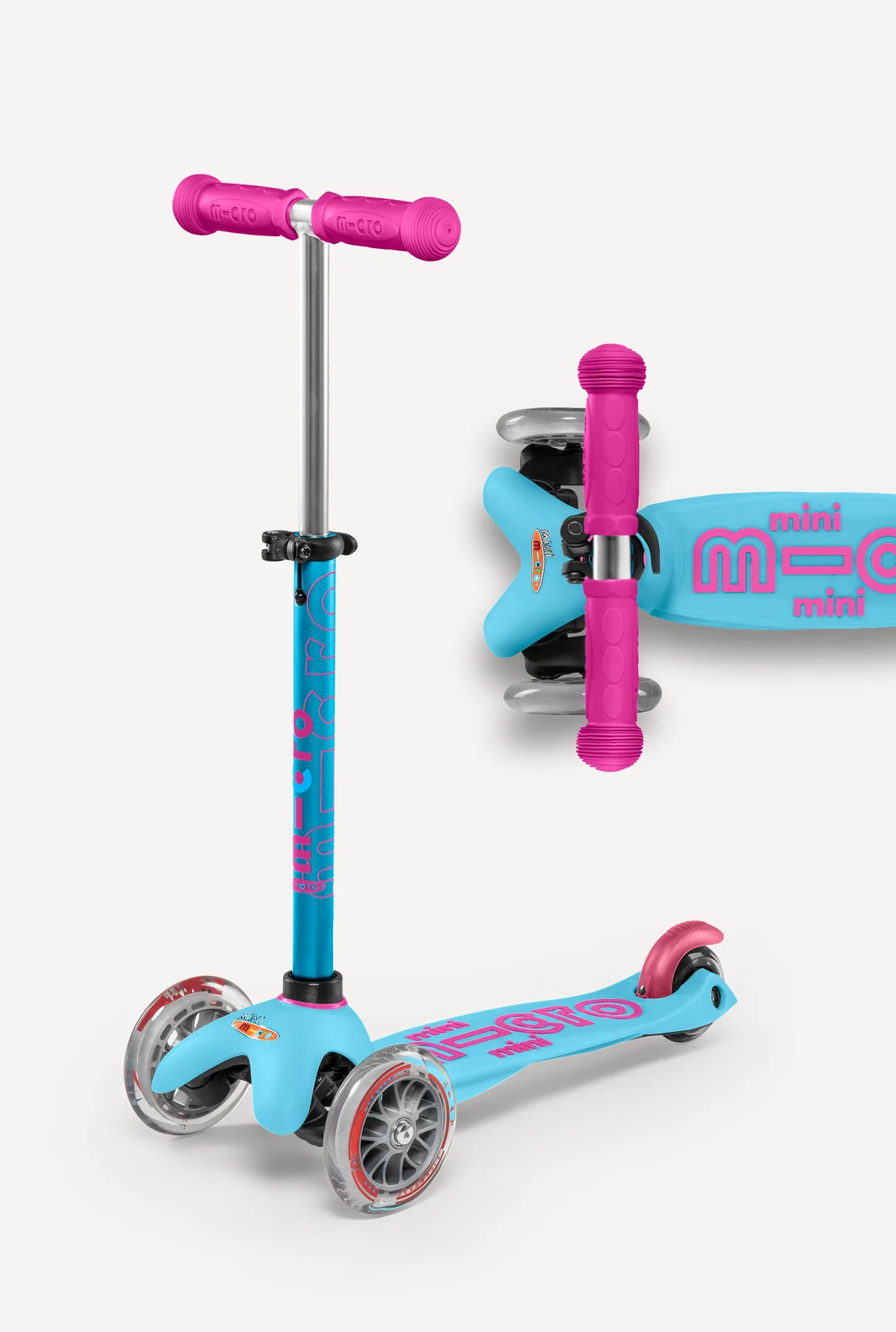 Micro Scooter Mini Deluxe Turquoise and Pink – The Toy Shoppe Northport